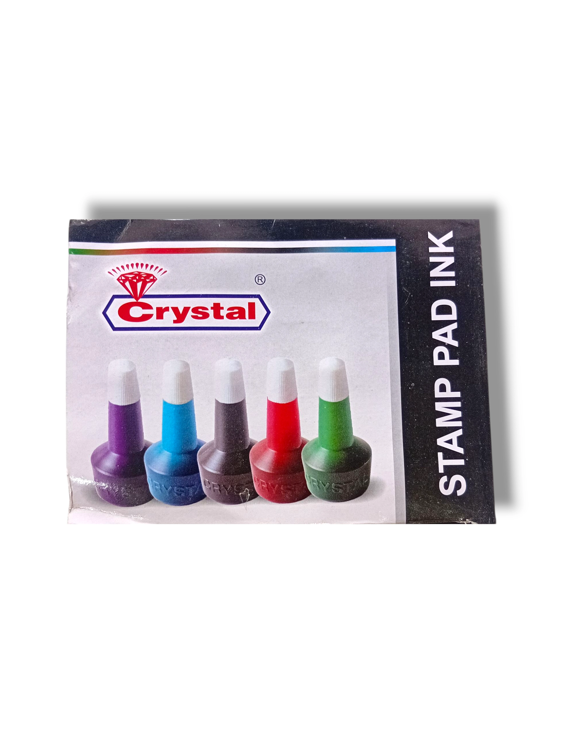Crystal Stamp Pad Ink Black | Premium Refill Ink Bottle