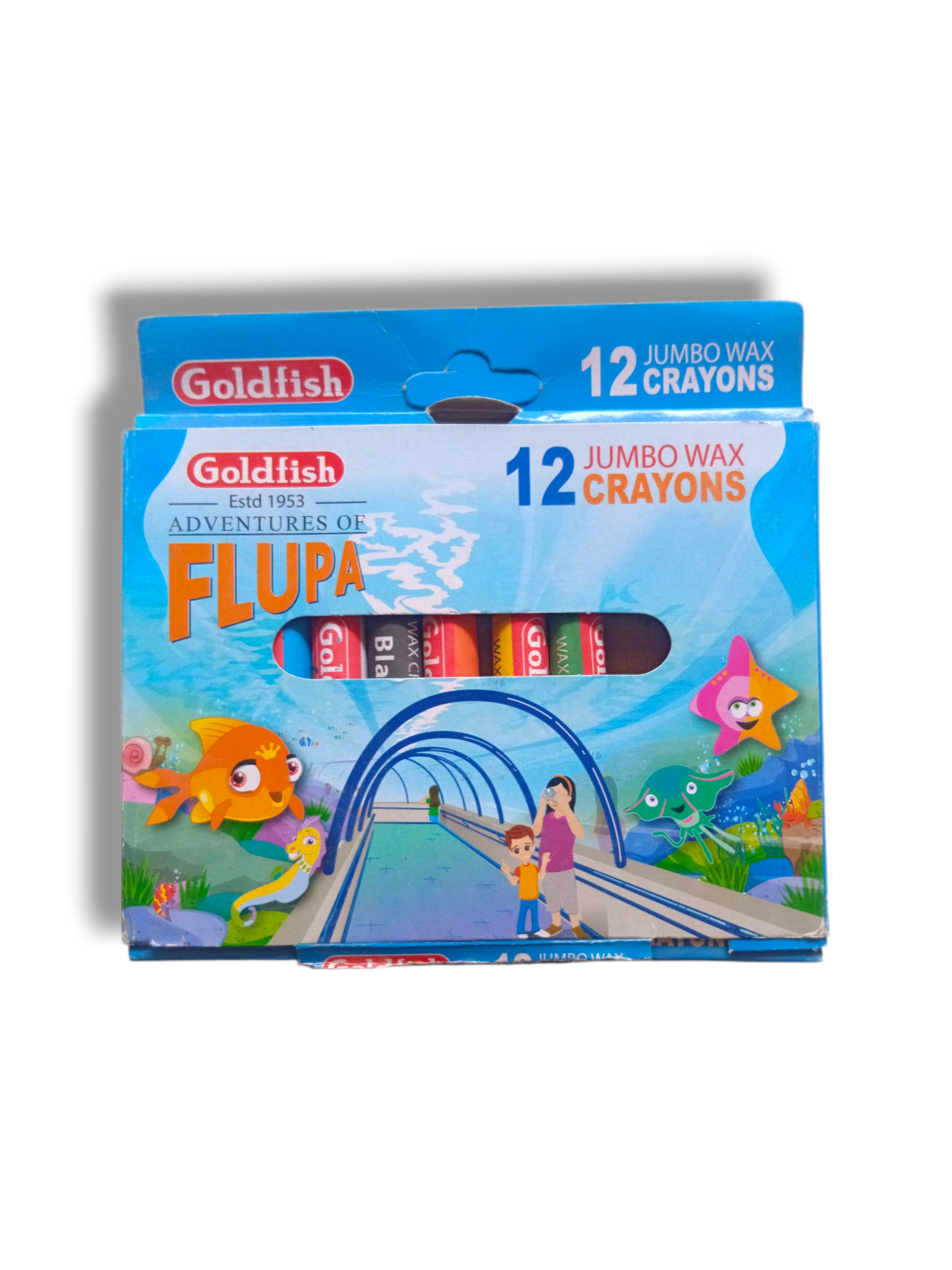 Goldfish Flupa Jumbo Wax Crayons – Safe, Bright & Smooth Colors