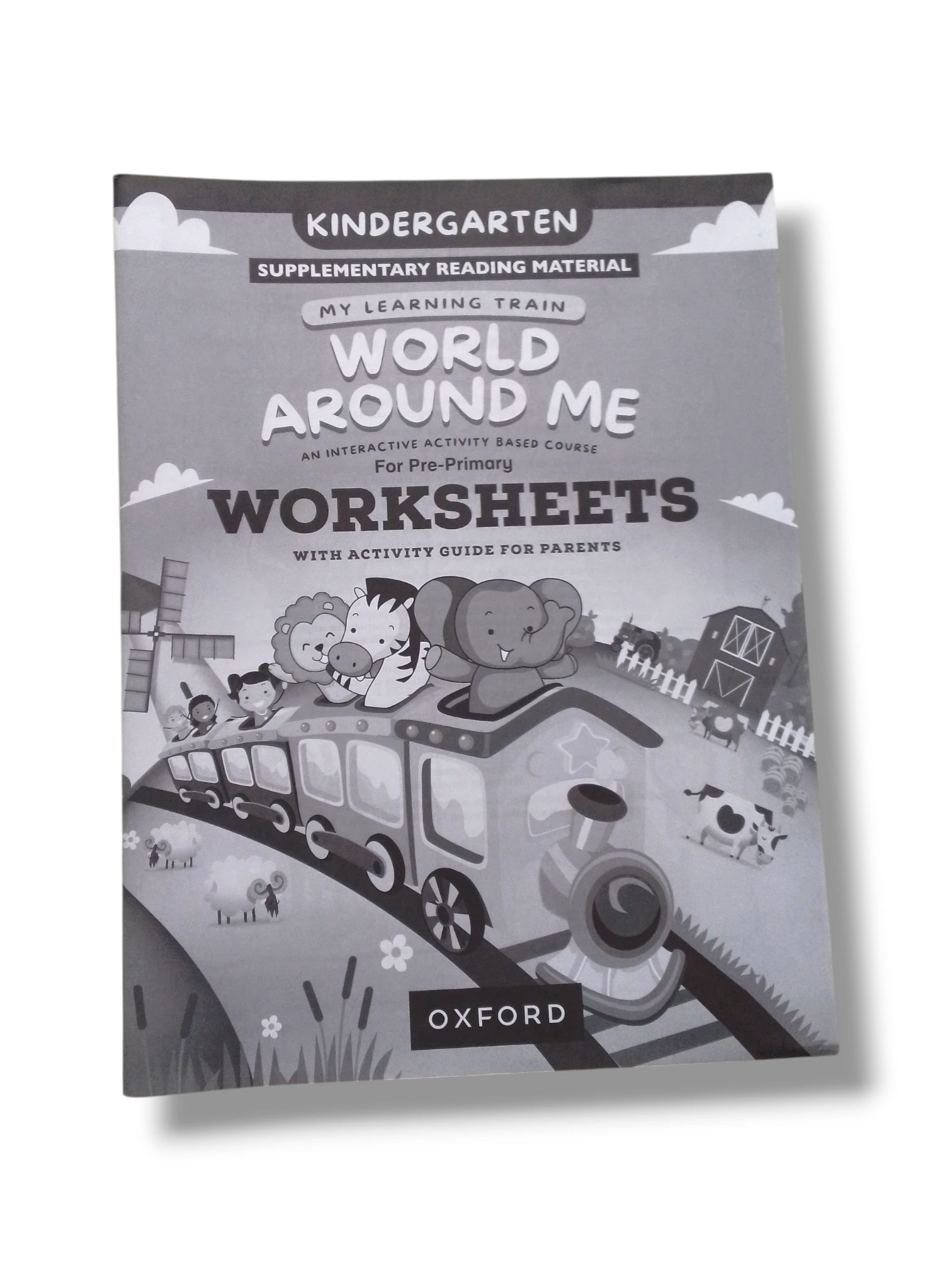 Oxford World Around Me KG Worksheet | Oxford Learning Book